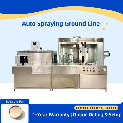 China Intelligent Automated Robotic Coating Workstation for Powder Compact Cases for sale