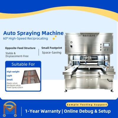 China 600X5B Five-Axis Automatic Spray Painting Machine with 360-Degree Rotary Dual-Gun Reciprocating Coating System for sale