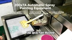 360 Spray Paint Machine for Toys Plastic Parts