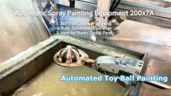 Automated Spray Painting Machine Toy Ball