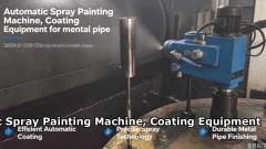 Automatic Pipe Spray Painter for Metal Surfaces