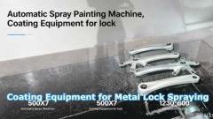 Automatic Metal Lock Spray Painting Machine Efficiency