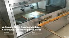 Automatic Plastic Baffle Spray Painting Machine Solution