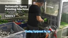 Automatic Toy Spray Painting Machine High Speed Coating