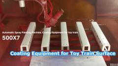 Automatic Spray Painting Machine for Toy Train Production