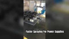 Automatic Spraying Machine for Power Supply Components