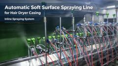 Automated Hair Dryer Casing Spray Painting Process