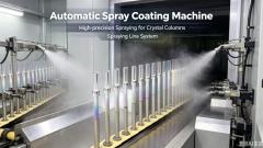 Automatic Spray Coating Machine for Crystal Columns