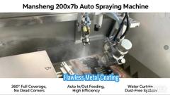 200x7B Automatic Spray Painting Equipment, Automated Spraying Machine for Metal Flow Dividers, Indus