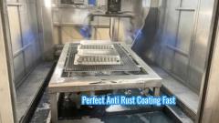 Automatic Anti Rust Spray Coating for Hollow Iron Boxes