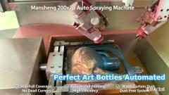 Automated Spray Painting Machine for Art Bottles