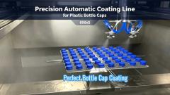 Automatic Precision Spraying System for Plastic Bottle Caps