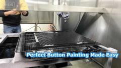 Automated Metal Button Painting Machine Efficiency Solution