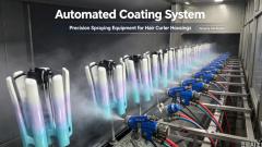 Automated Coating System for Hair Curler Housings