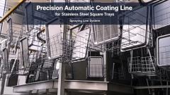 Precision Automatic Coating Line for Stainless Steel Trays
