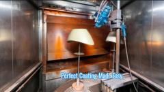 Automatic Spray Coating Machine for Ingot Shaped Basins
