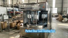 Automatic Door Lock Spray Painting Machine Efficiency