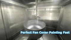 Automated Fan Cover Painting Machine for Efficient Spraying