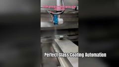 Automatic Glass Spray Painting Machine Precision Coating