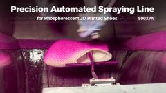 Automated Spraying Line for 3D Printed Shoes