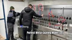 Automatic Spraying Machine for Metal Covers and UV Paint