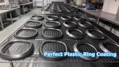 Automatic Spray Coating Line for Plastic Rings