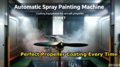 Automatic Spray Painting Machine for Aircraft Propellers