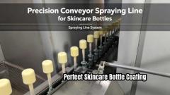 Precision Skincare Bottle Spraying Line Automation