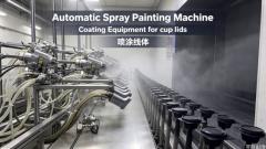 Automatic Spray Painting Machine for Plastic Cup Lids
