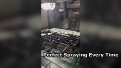 Automatic Spraying Machine for Motorcycle Cover Plates
