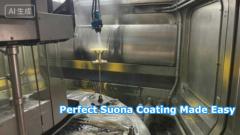 Suona Automatic Spraying Machine High Efficiency Surface Coating Equipment For Musical Instrument Su