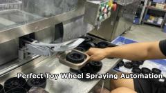Automated Plastic Toy Wheel Painting Machine Solution