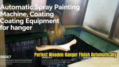 Automatic Spray Painting Machine for Wooden Hangers