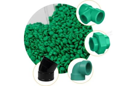 China PVC Compound Granules For Injection Pipe Fittings White Rigid PVC Granules For Window And Door for sale
