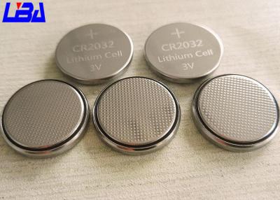 China Eco - Friendly Audio Equipment CR2032 Lithium Battery Button Cell 3V 240mAh for sale