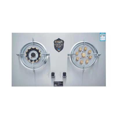Single Burner Gas Cooker with Stainless Steel Construction and Tempered Glass Surface
