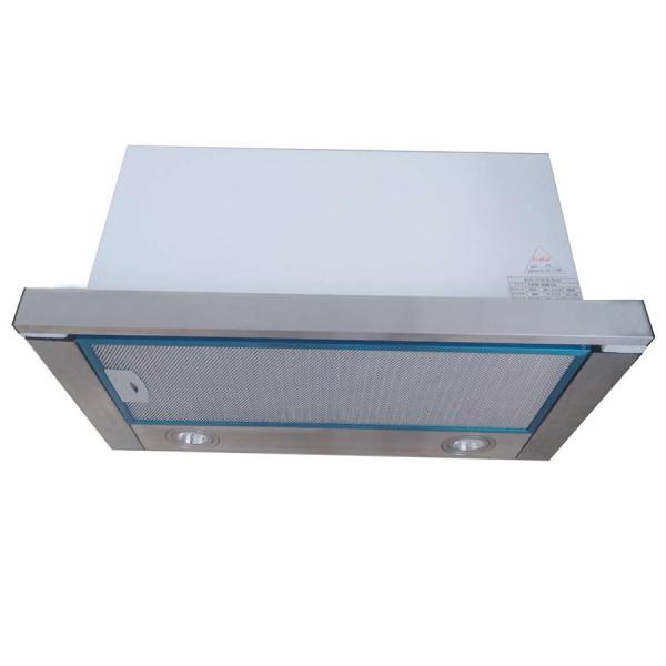 Quality 220V Stainless Steel Tempered Glass Large Suction Double Suction Range Hood for Kitchen for sale