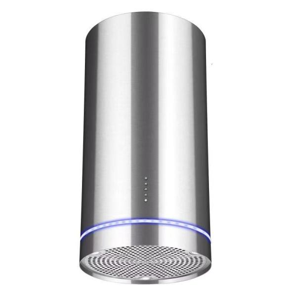 Quality 220V Stainless Steel Tempered Glass Large Suction Double Suction Range Hood for for sale
