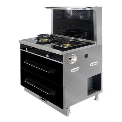 China Food Grade 304 Stainless Steel Integrated Free Standing Gas Stove for Cooking for sale