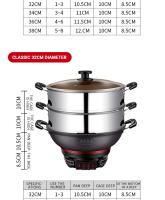China Black Multi-function Kitchen Pot Non Stick Electric Frying Pan for Convenient Cooking for sale