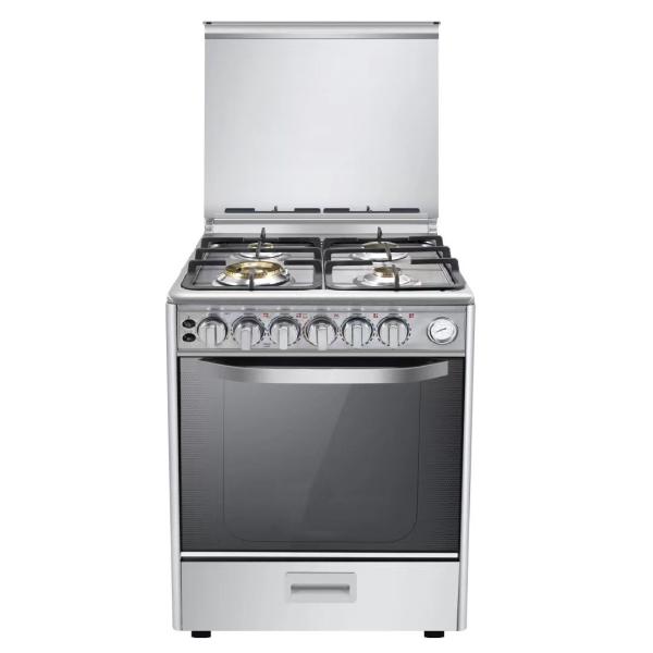 Quality Furnotel Stainless Steel 4 Burner Gas Stove With Oven Dual-cooker Cooktop for sale