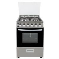 Quality App-Controlled Stainless Steel Gas Stove With 4-Burner and Gas Oven Automatic for sale
