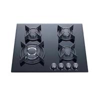 Quality Built-in 60cm Gas Cooktop with Tempered Glass Surface Material and 4 Burners for sale
