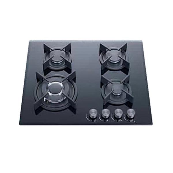 Quality Built-in 60cm Gas Cooktop with Tempered Glass Surface Material and 4 Burners for sale
