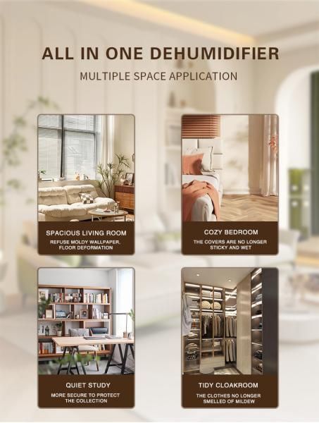 Quality NO App-Controlled Desktop Dehumidifier for 120 sq. ft. Coverage Area and Home for sale