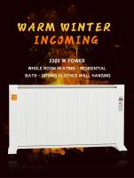 China Wall Mounted 1600w Carbon Crystal Far Infrared Heating Panel with Waterproof Function for sale