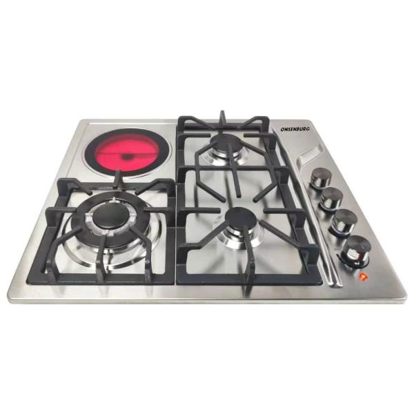 Quality Gas Oven Cooker with 2 Burners and Stainless Steel Ring Metal Knob for sale