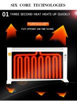 China Wall Mounted White Carbon Crystal Far Infrared Heating Panel with Waterproof Function for sale