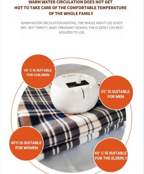 Quality Digital Controller Water Heating Constant Temperature Electric Blanket for Two for sale