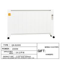 China 2000W White Portable Bathroom Convector Heater with Electric Power Source for sale